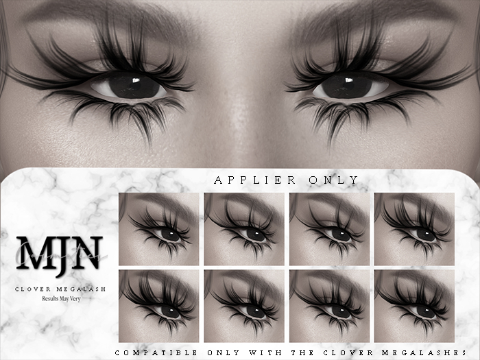 Second Life Marketplace - [MJN] Let me be Extra -Clover Megalash - {DEMO}